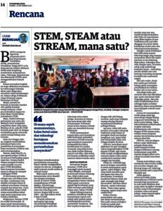 STEM, STEAM atau STREAM, mana satu? - IIUM Repository (IRep)